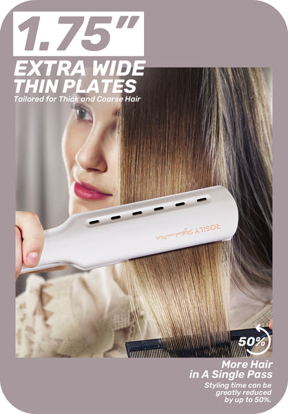 Professional Flat Iron/Hair straightener/Fast styling/Travel Hair ...